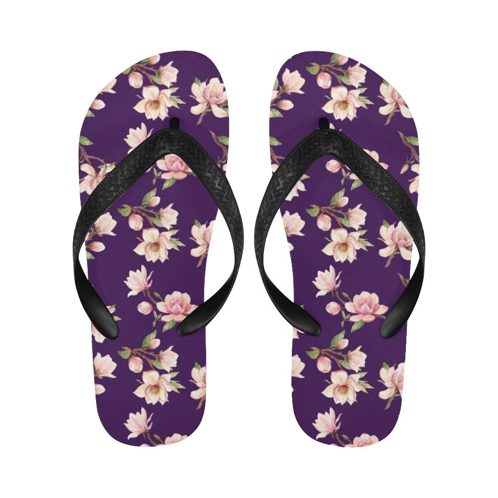 Magnolia Pattern Print Design MAG02 Unisex Flip Flops – JorJune
