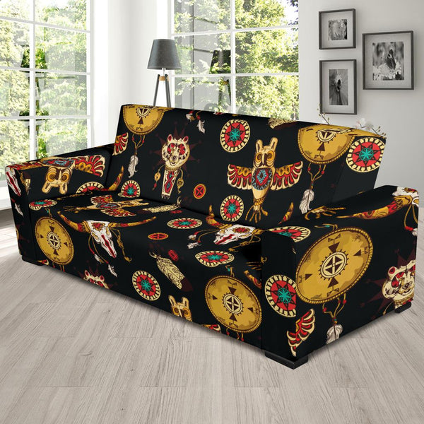 Native American Symbol Pattern Sofa Slipcover - JorJune