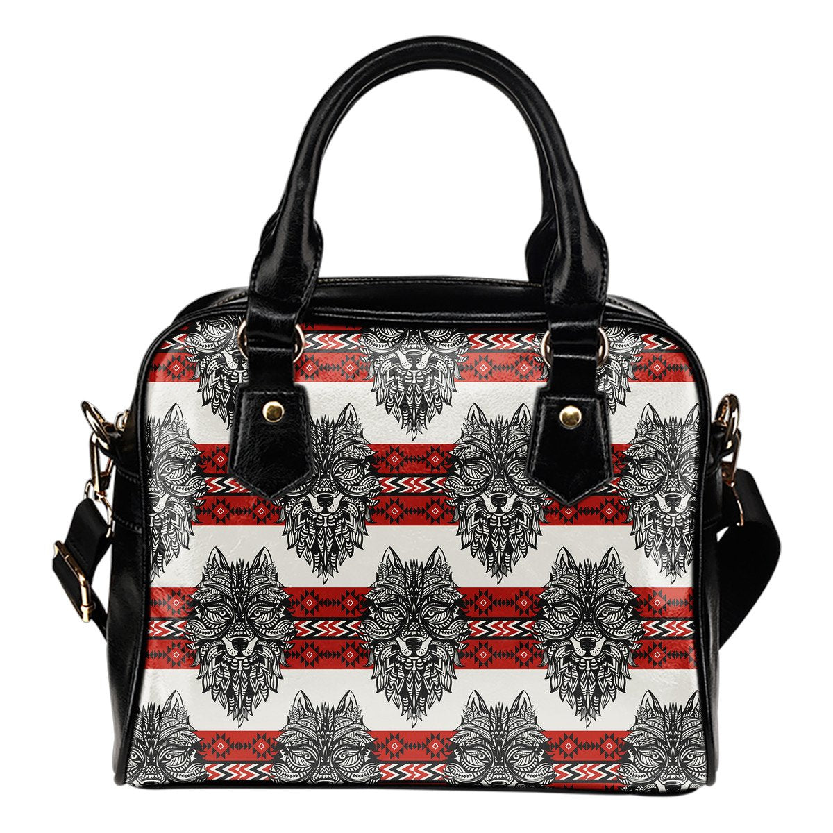 Native Indian Wolf Shoulder Handbag – JorJune