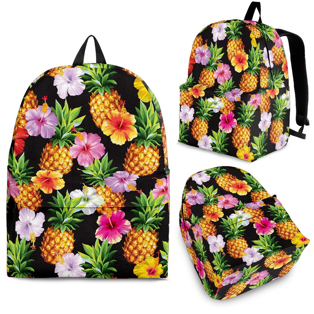 Pineapple Hibiscus Premium Backpack – JorJune