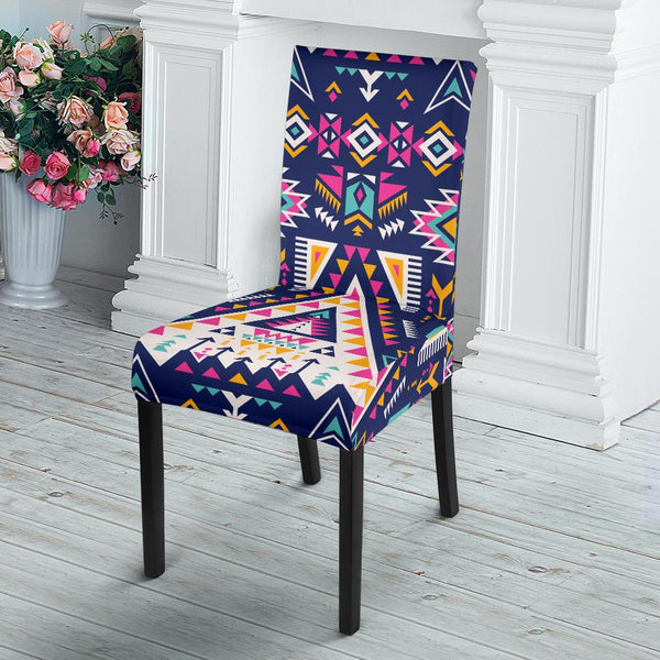 Pink Tribal Aztec native american Dining Chair Slipcover - JorJune
