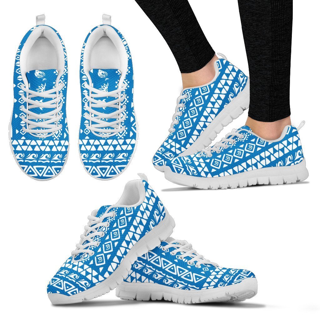 Polynesian Tribal Hawaiian Women Sneakers Shoes - JorJune