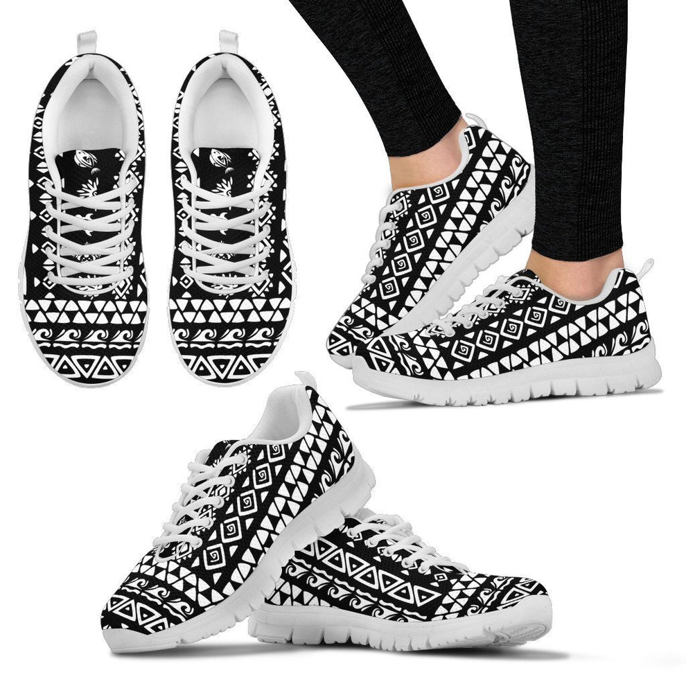 Polynesian Tribal Hawaiian Women Sneakers Shoes – JorJune