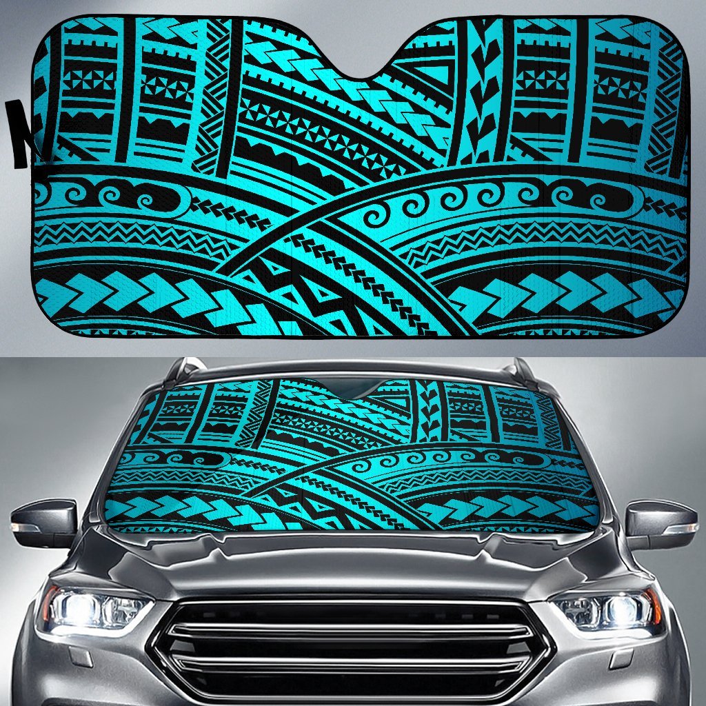 Polynesian Tribal Line Car front Windshield Sun Shade – JorJune