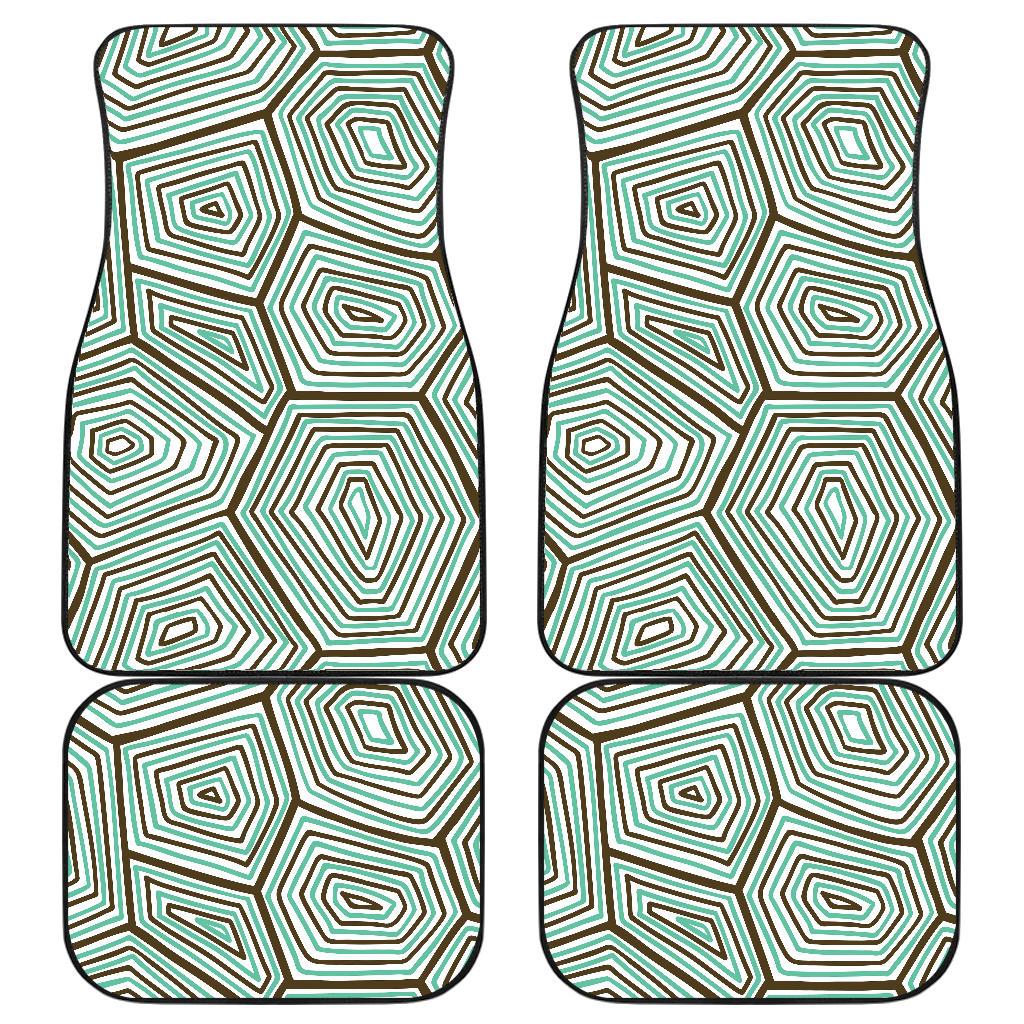Sea Turtle Skin Print Front and Back Car Floor Mats – JorJune