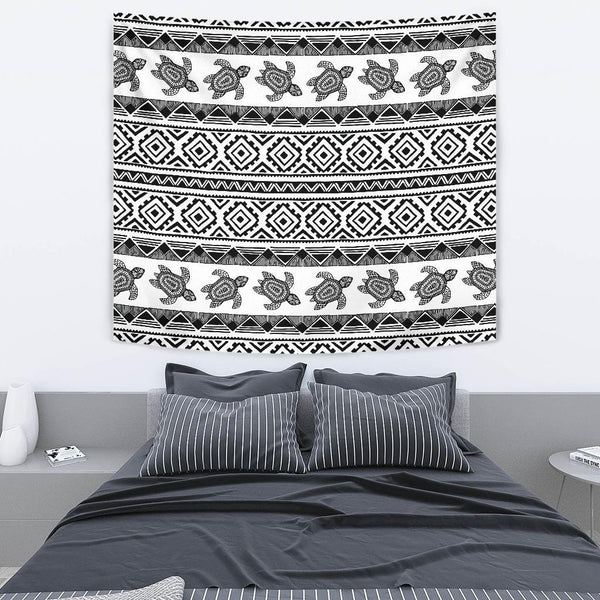 Sea Turtle Tribal Aztec Tapestry - JorJune