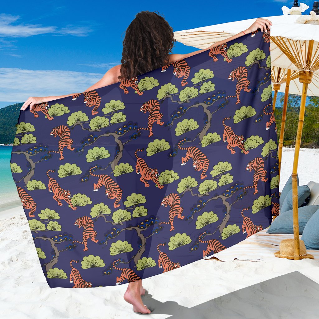 Tiger Pattern Japan Style Sarong Pareo Wrap – JorJune