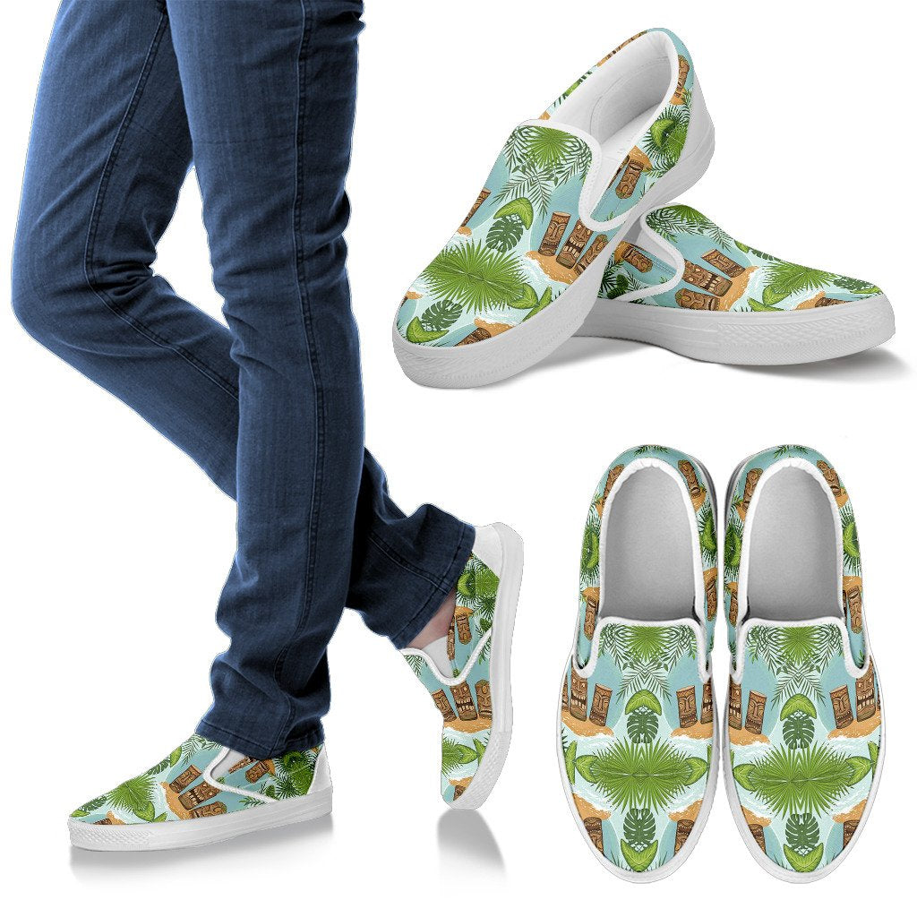 Tiki Wood Island Women Slip On Shoes – JorJune