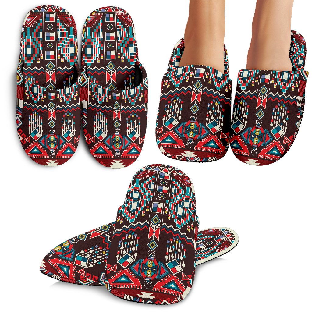 Tribal Aztec Indians Native American House Slippers – JorJune