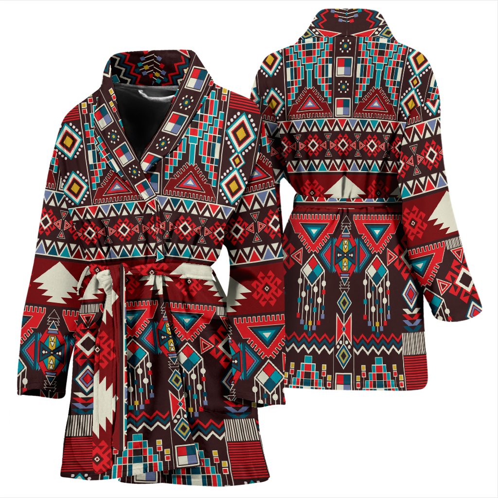 Tribal Aztec Indians native american Women Bathrobe - JorJune