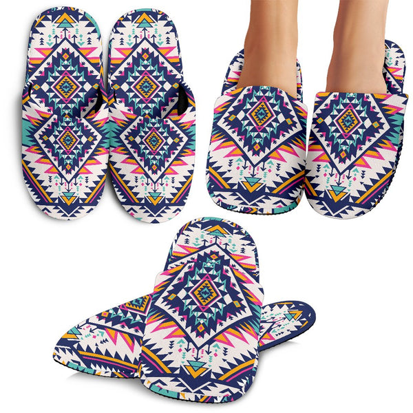 Tribal Aztec Native American House Slippers - JorJune