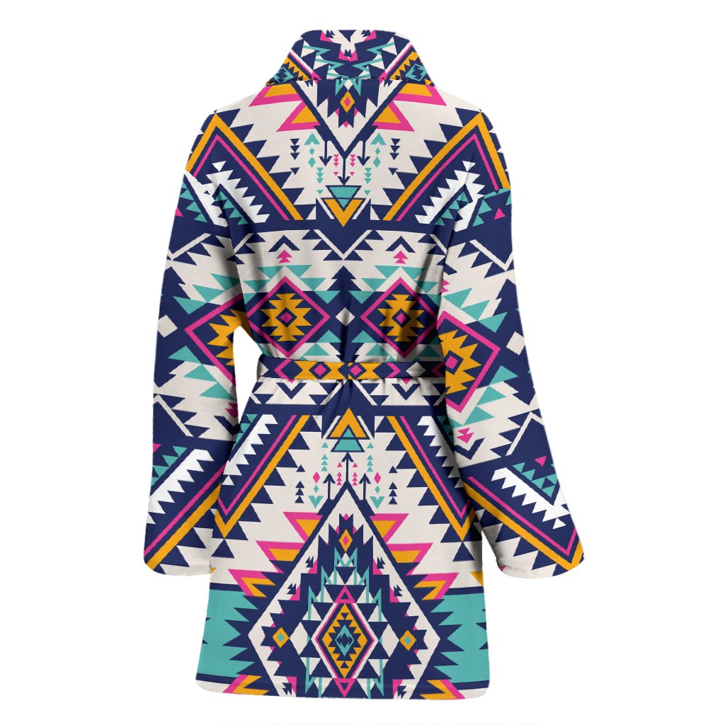 Tribal Aztec native american Women Bathrobe - JorJune