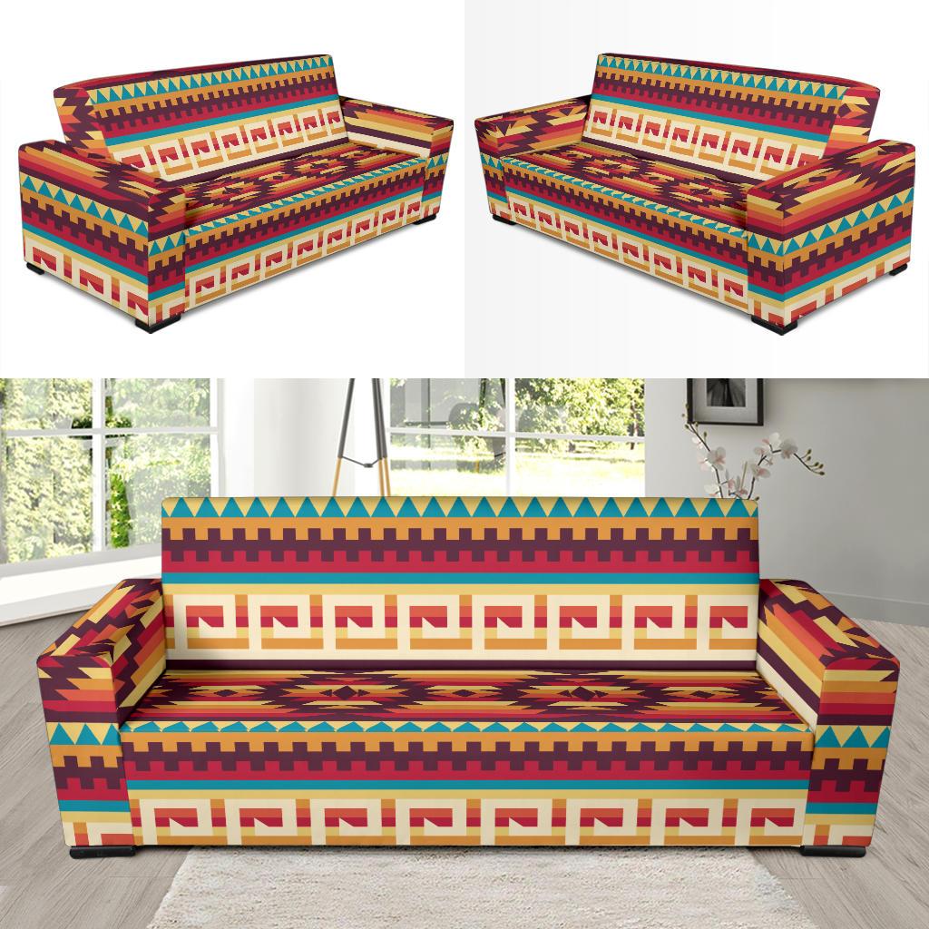 Tribal Aztec Vintage Sofa Slipcover - JorJune