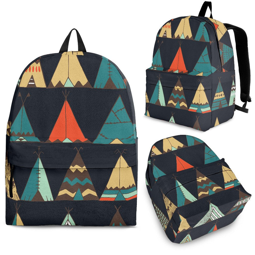 Tribal Native American Tent Aztec Premium Backpack – JorJune