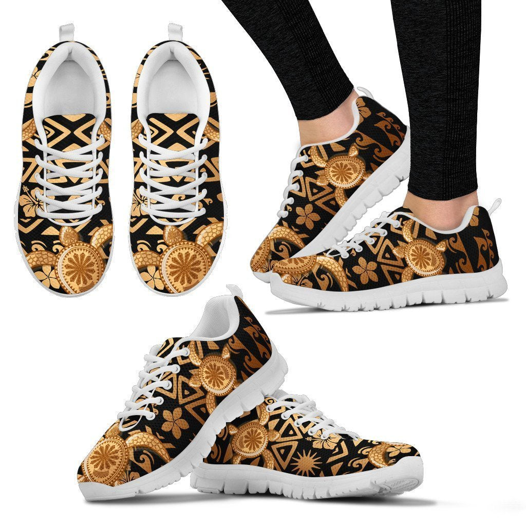 Tribal Sea turtle Polynesian Hawaiian Women Sneakers Shoes – JorJune