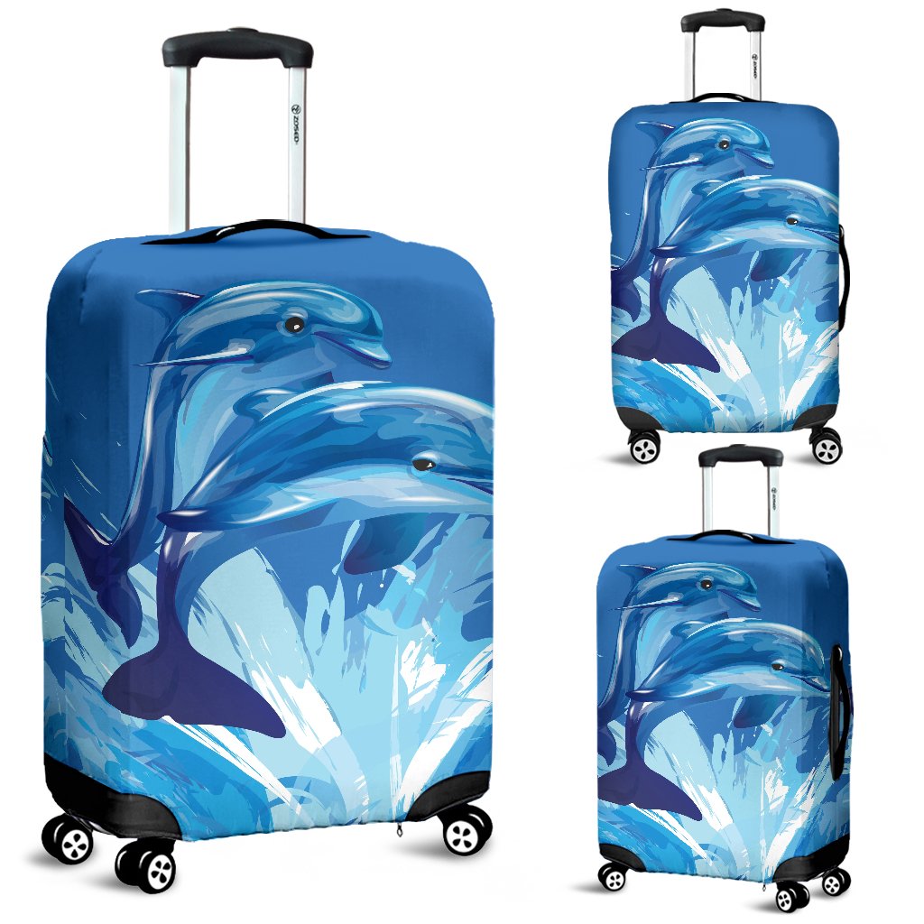 Two Dolphin Luggage Cover Protector – JorJune