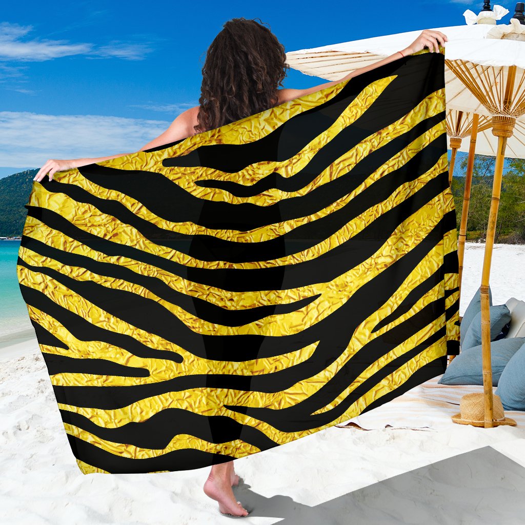Zebra Gold Sarong Pareo Wrap – JorJune